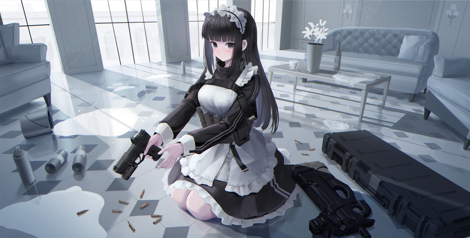 sthk gun maid | #1152105 | yande.re